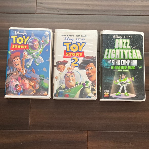 Media | Toy Story 1 2 And Buzz Lightyear Vhs Lot | Poshmark
